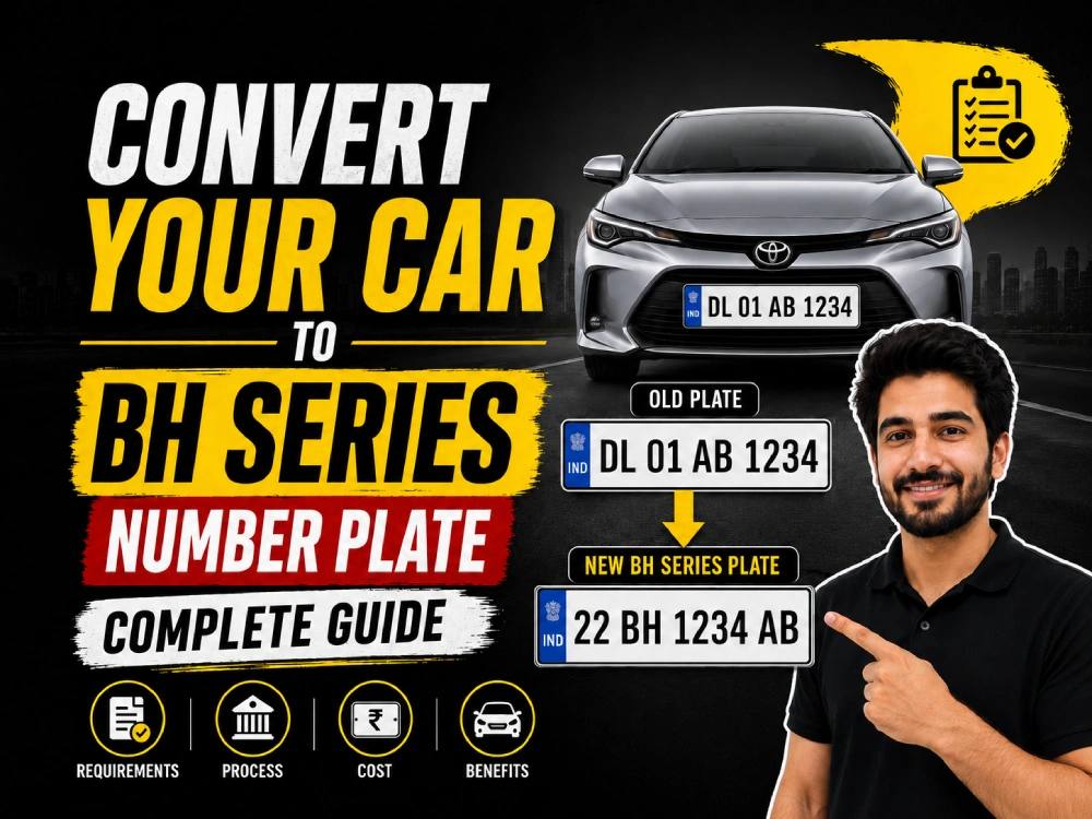 How to Convert Your Car to BH Series Number Plate in 2026 (Guide)